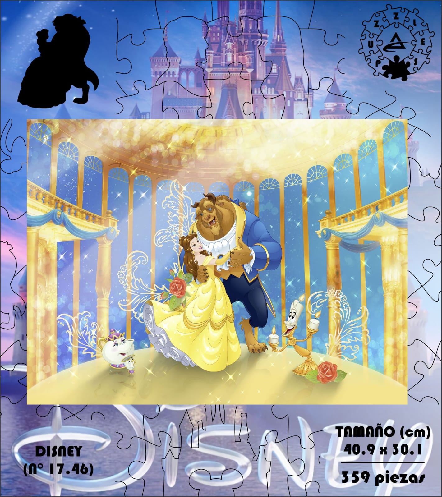 Rompecabezas Pers.Bella y la Bestia C:17.46 Puzzles Peru – PUZZLES PERU